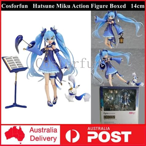 14cm Anime Virtual Singer Hatsune Miku Action Figure Figma Boxed Toy