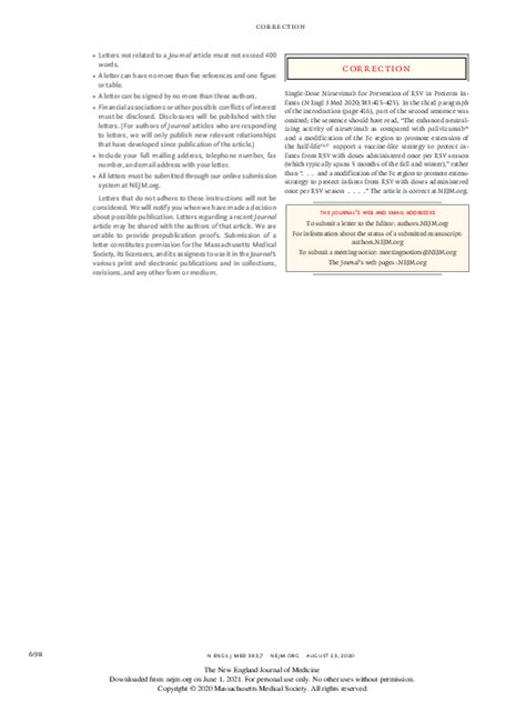 Pdf Single Dose Nirsevimab For Prevention Of Rsv In Preterm Infants