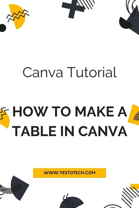 Table In Canva