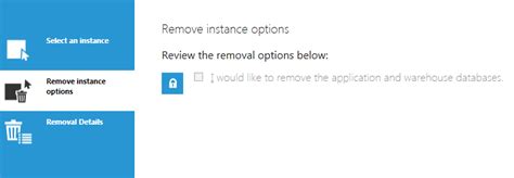 remove an instance installation documentation learning