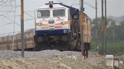 SBI WDP 4D Notching Acceleration Rajkot Coimbatore Express Indian