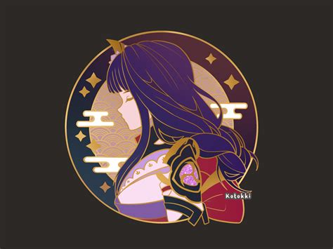 Yae Miko And Shogun Raiden Fanarts By Kotokki Rgenshinimpact