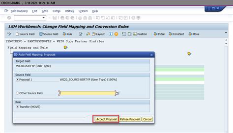 lsmw batch input recording partner profiles example step by step