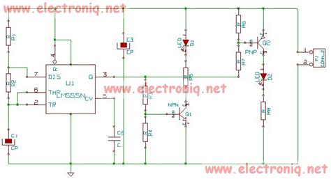 555 Timer Circuit Bipolar Transistor Tester