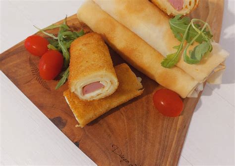 Przepis na Naleśniki z parówką i serem autorstwa Ela Ślązak Cookpad