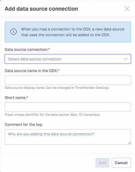 Add And Map A Data Source Connection In The Timextender Portal Community