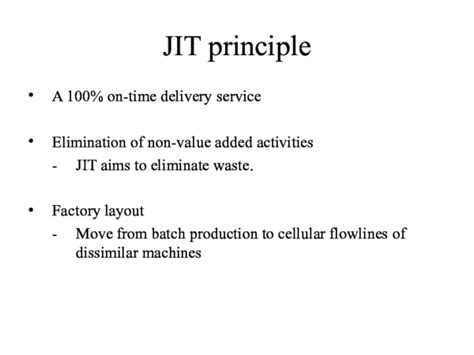 Ppt Jit Principle