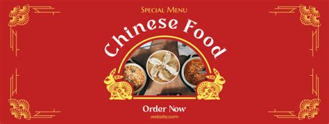 Special Chinese Food Facebook Cover Brandcrowd Facebook Cover Maker