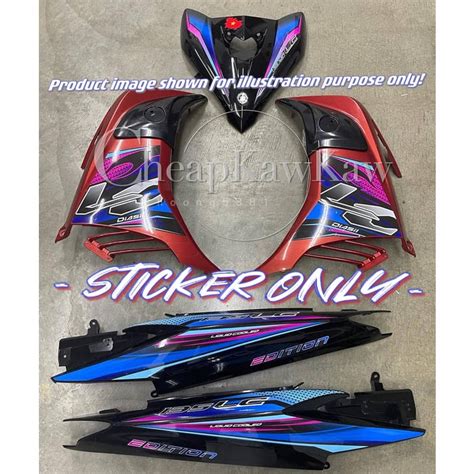 Lc135 New V2 V3 V4 V5 V6 V7 Custom Body Cover Set Stripe Sticker 163