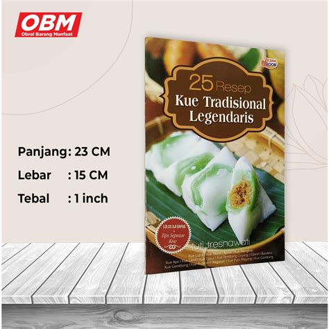 Jual BUKU RESEP 25 RESEP KUE TRADISIONAL LEGENDARIS Shopee Indonesia
