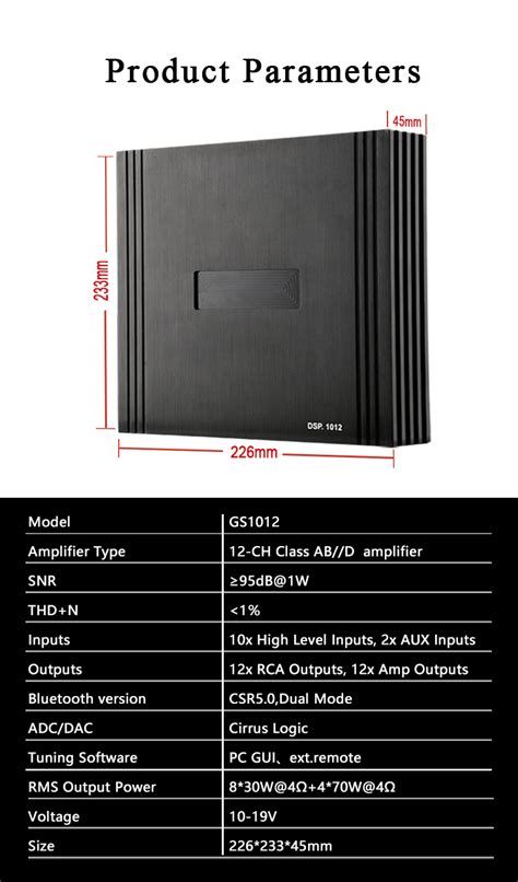 Buy Wholesale China Auto Electronics Blue Tooth Speaker Channel Car Audio Dsp Processor