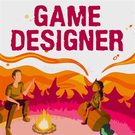 Text Caption Presenting Game Designer Business Idea Campaigner Pixel
