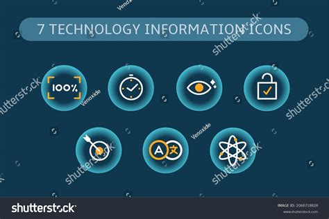 Digital Information Dissemination Icon Pack Concept Stock Vector