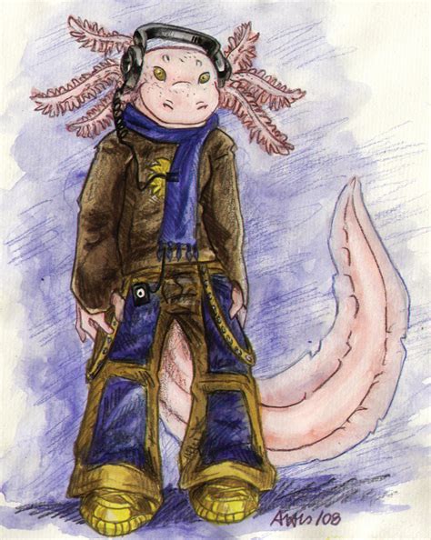 Tsathoggua Axolotl Anthro By Balorkin On Deviantart