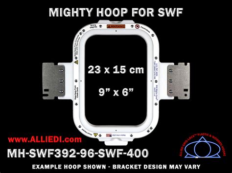 Swf Hoop Magnetic Mighty Hoop 9 X 6 Inch 23 X 15 Cm Vertical