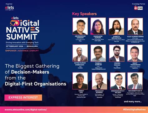 Sadique Mohammad On Linkedin 2nd Elets Digital Natives Summit