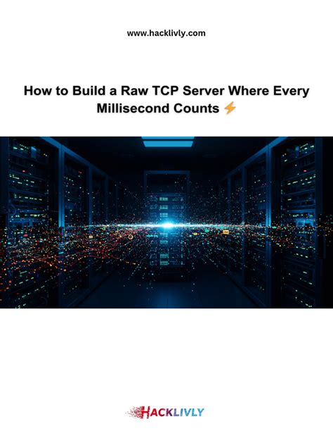 Howtobuildarawtcpserverwhereeverymillisecondcounts⚡pdf Pdf Transmission Control