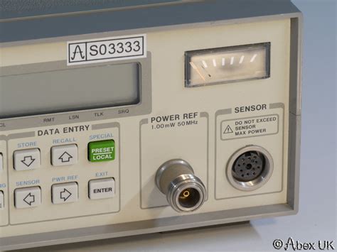 HP Agilent B RF Microwave Power Meter GPIB