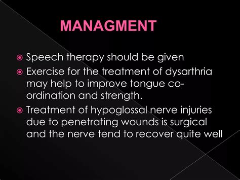 Hypoglossal Nerve Palsy Pptx