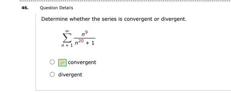 Solved How Is It Convergent Please Show All Work And Be N
