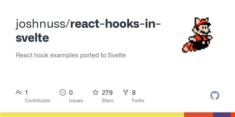 React Hooks In Svelte Rsveltejs