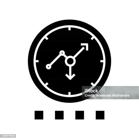 시계 타이머 블랙 아이콘 컨셉 일러스트레이션 벡터 플랫 심볼 글리프 기호 0명에 대한 스톡 벡터 아트 및 기타 이미지 0명