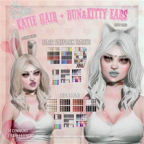 Second Life Marketplace Olive The Katie Hair Bunny Ears Blonde