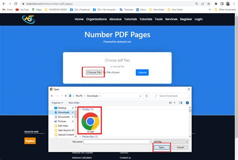 Number PDF Pages Tool Online WizBrand Wizbrand