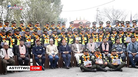 ललितपुर महानगरमा थपिएका नगरप्रहरीले लिएको तालिम सम्पन्न भिडियो सहित