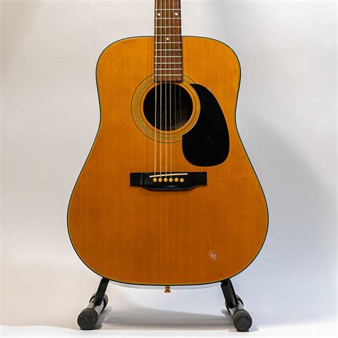 Yamaki YW 15 Acoustic Guitar Natural Vintage Reverb