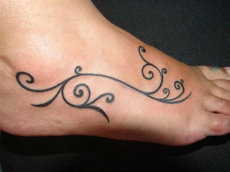 16 Awesome Tribal Foot Tattoos Only Tribal