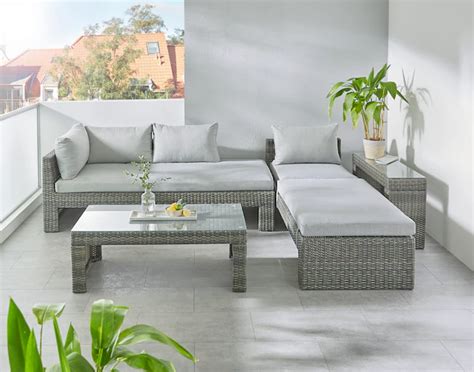 Konifera Gartenlounge Set Parga 4 Tlg Kaufen Baur