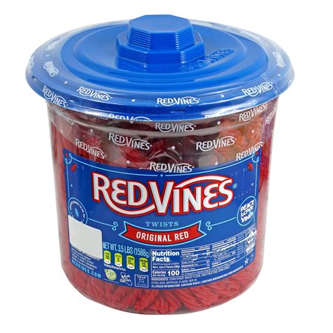 Red Vines Licorice Twists Original Red Flavor Soft Chewy Candy 35