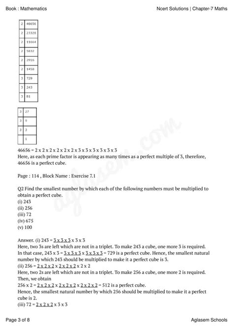 Ncert Solutions Class 8 Maths Chapter 7 Cubes And Cube Roots