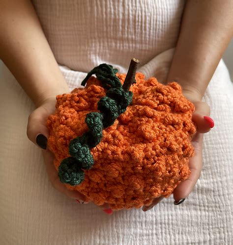 Ravelry Bumpy Pumpkin Pattern By K A M E Crochet