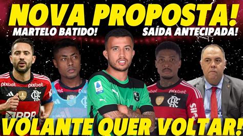 NOVA PROPOSTA NO FLAMENGO VOLANTE ACEITA VOLTAR SAÍDA ANTECIPADA DO