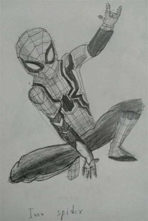 Shaded Spider Man Robinage