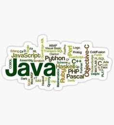 Programming Languages Cloud Java Sticker Computer Engineering Computer Science Computer