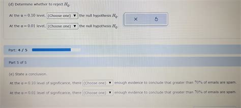 Solved Spam A Researcher Reported That Of All Email Chegg Com
