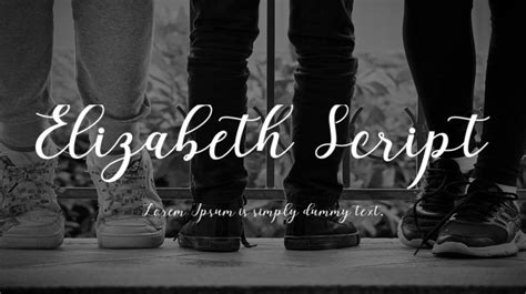 Elizabeth Script Font Download Free For Desktop And Webfont