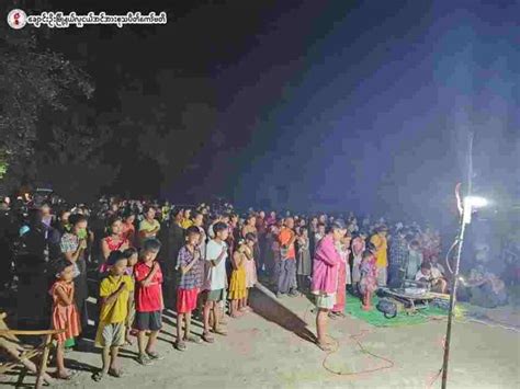 ချောင်းဦးမြို့နယ်တွင် စစ်အာဏာရှင် တော်လှန်ရေး လူထုဟောပြောပွဲနှင့် တော်လ