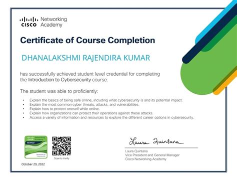 Dhanalakshmi Rajendira Kumar On Linkedin Cisco