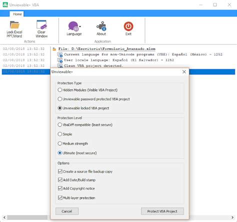 excelymas Protege tu Código VBA utilizando Unviewable
