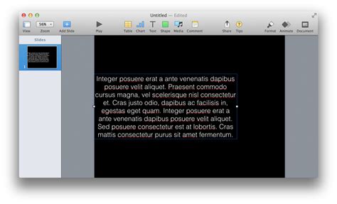 AppleScript And Keynote Text Item Container