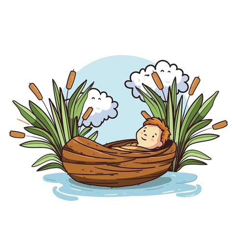 모세 캐릭터 일러스트 무료 벡터