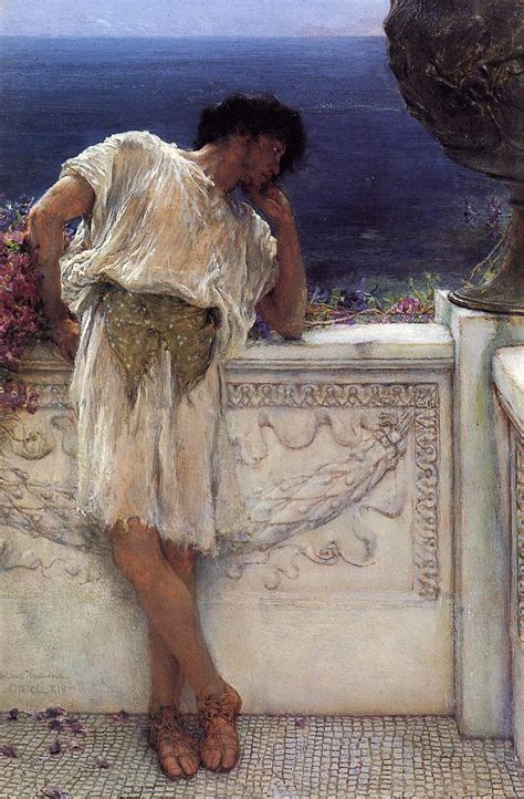 The Poet Gallus Dreaming Sir Lawrence Alma Tadema