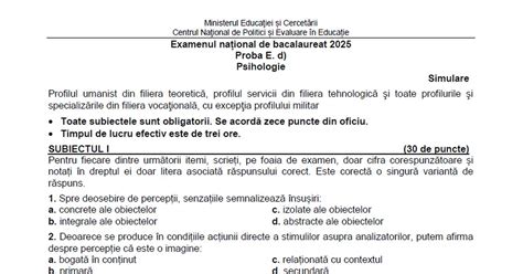 Subiecte Simulare Istorie BAC 2025 Eseu Despre Evolutia Tarii