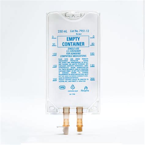 Basi Sterile Empty Iv Bag 250ml Basi