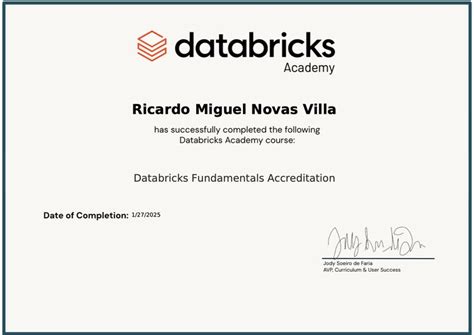 Databricks Dataengineering Deltalake Unitycatalog Ai Etl Ricardo Miguel Novas Villa