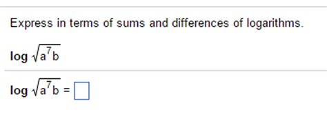 solved express in terms of sums and differences of